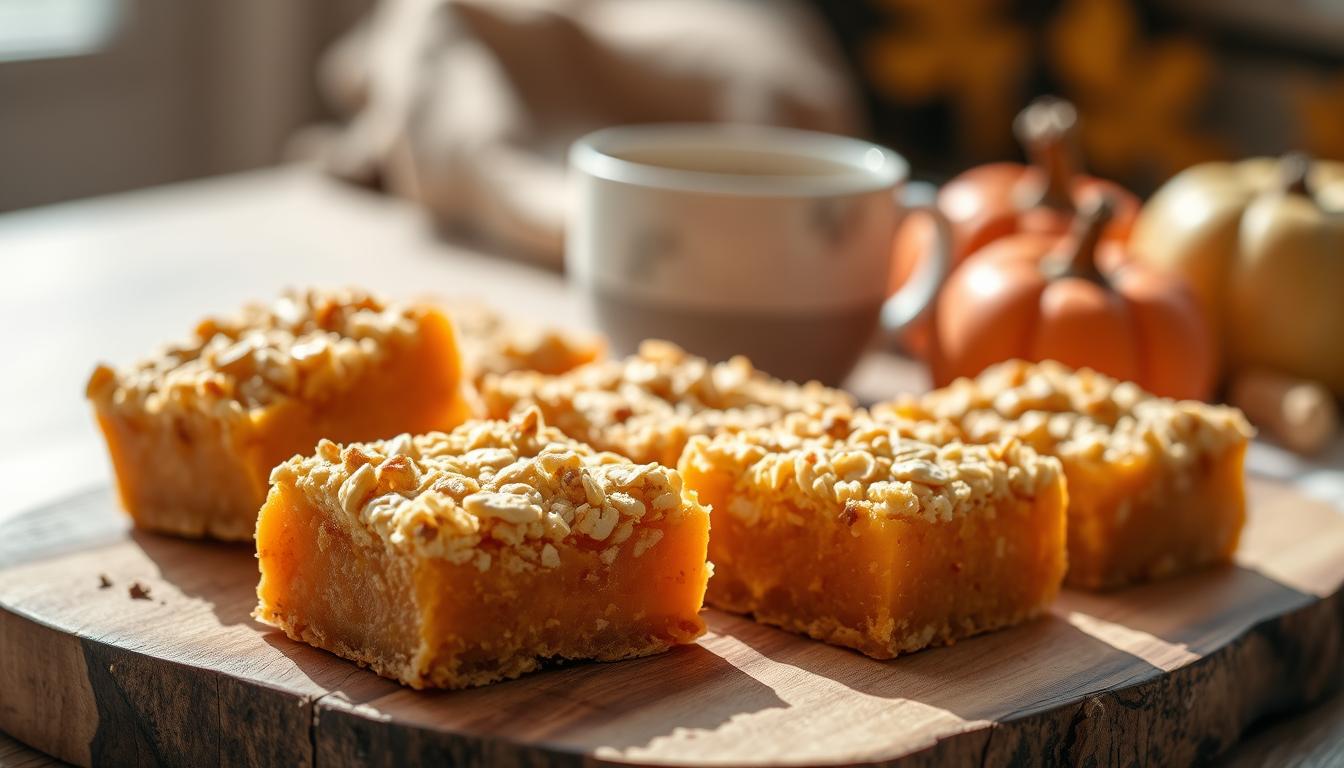 Magical Persimmon Bars with Oatmeal Topping Recipe for Cozy Fall Mornings