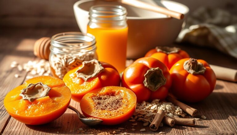 Magical Persimmon Bars with Oatmeal Topping Recipe for Cozy Fall Mornings